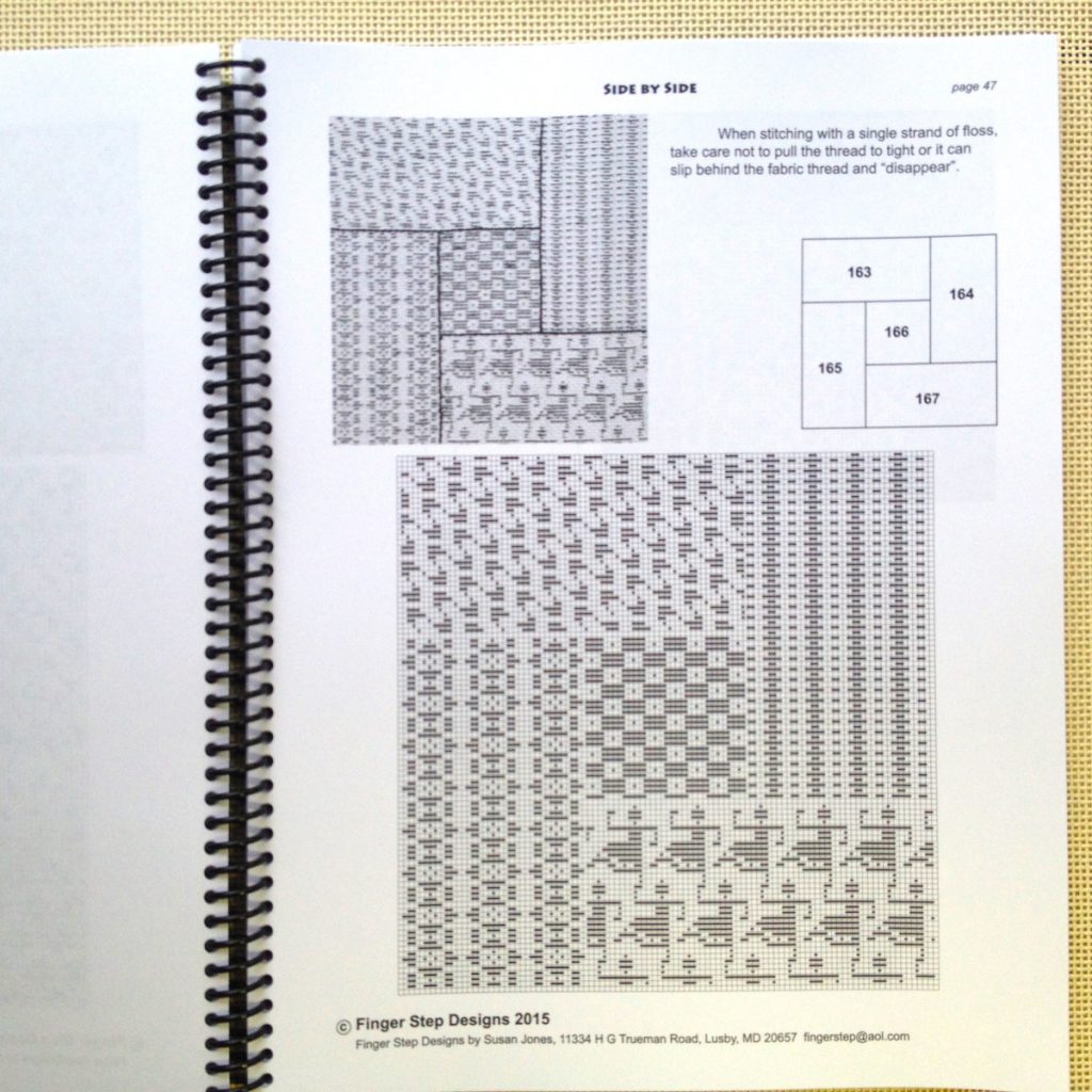 Side by Side Pattern Darning - Nimble Needle
