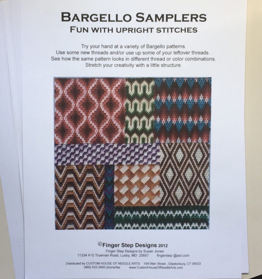 Bargello Sampler Fun with Upright stitches - Nimble Needle